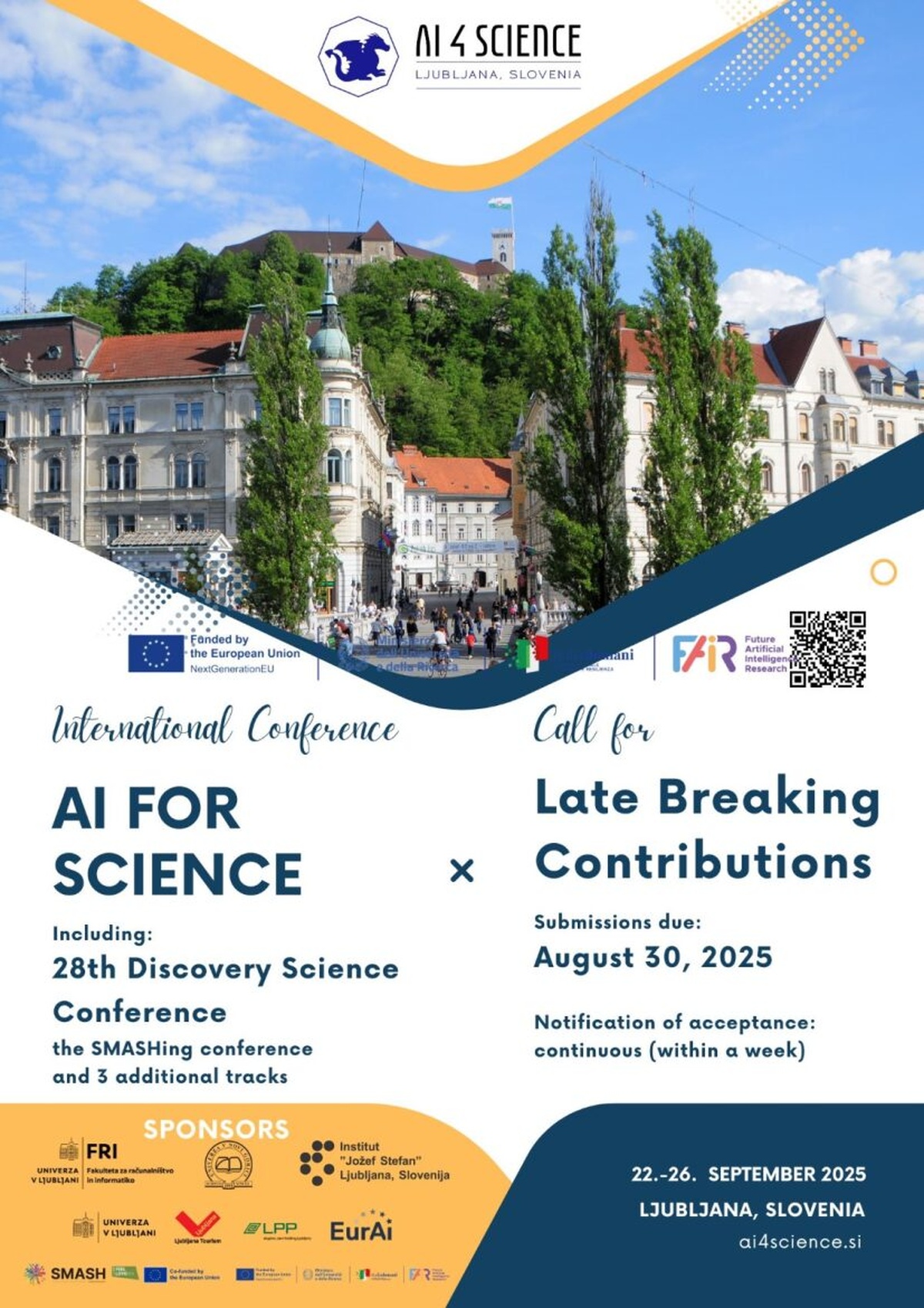 Mednaordna konferenco AI 4 Science • UNG