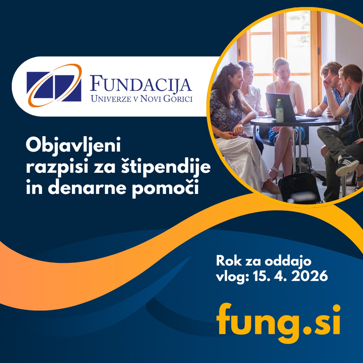 Objavljeni razpisi za štipendije in denarne pomoči Fundacije Univerze v ...
